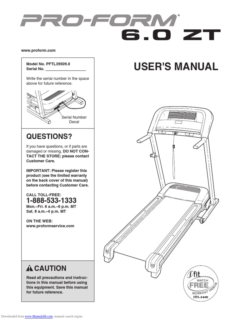 Caminadora Proform | PDF | Screw | Ac Power Plugs And Sockets