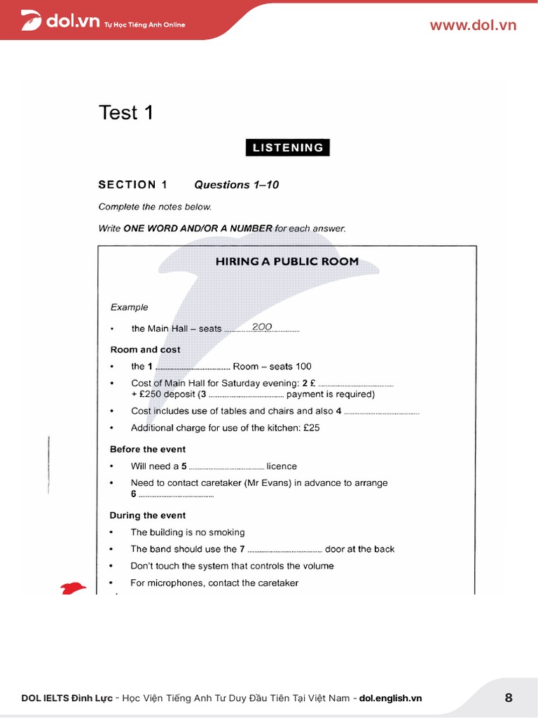 Cambridge 11 test 1 | PDF
