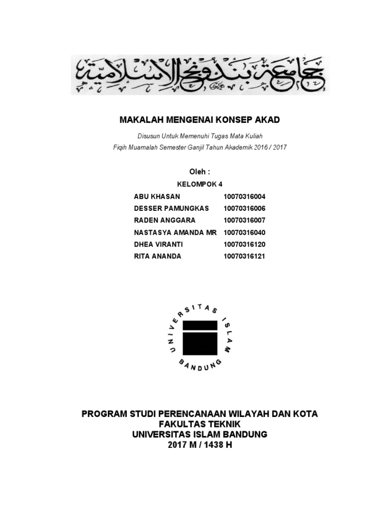 Makalah Mengenai Konsep Akad | PDF