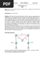 2.6.6 Packet Tracer - Verify Single Area Ospfv2 | PDF | Router (Computing) | Computer Network