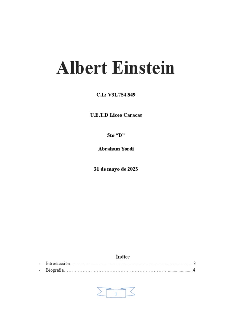 Albert Einstein | PDF | Gravedad | Albert Einstein