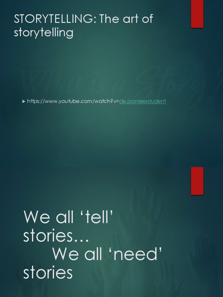 Storytelling Les 1 | PDF