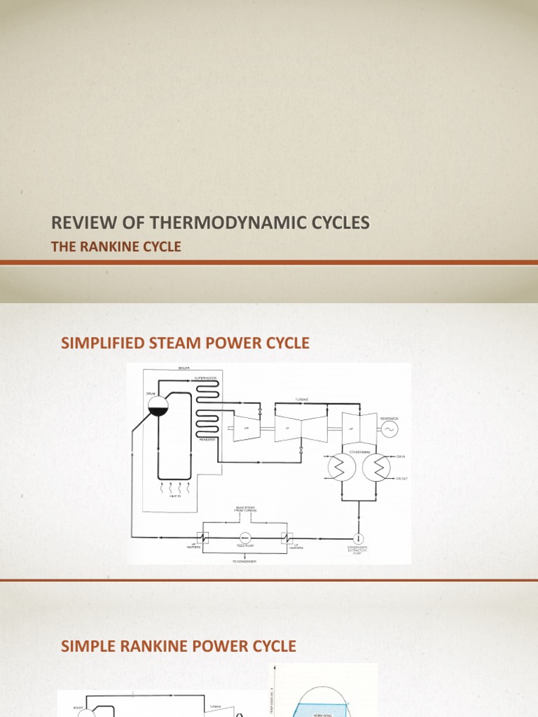 05 Review of Thermodynamic Cycles | PDF | Mechanical Engineering | Metrology