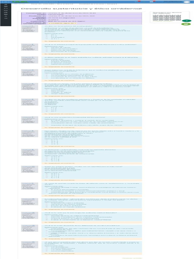Modalidad de Examenes Semana 6 Revision Del Intento Desarrollosus | PDF Modalidad de Examenes Semana 6 Revision Del Intento Desarrollosus | PDF
