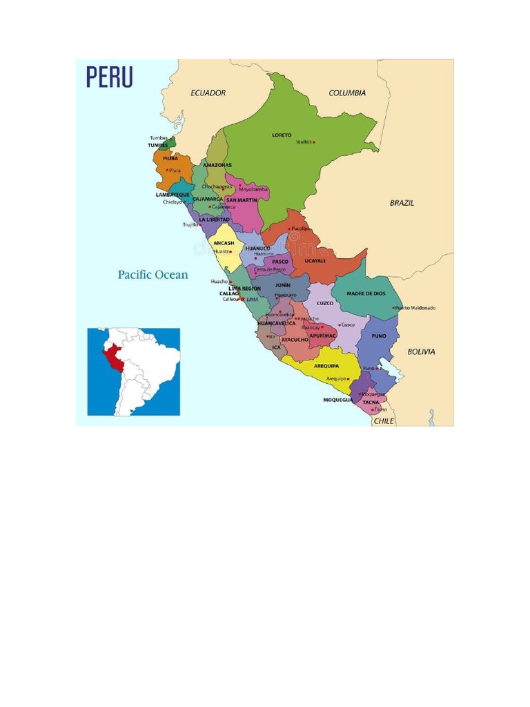 Mapa Del Peru | PDF
