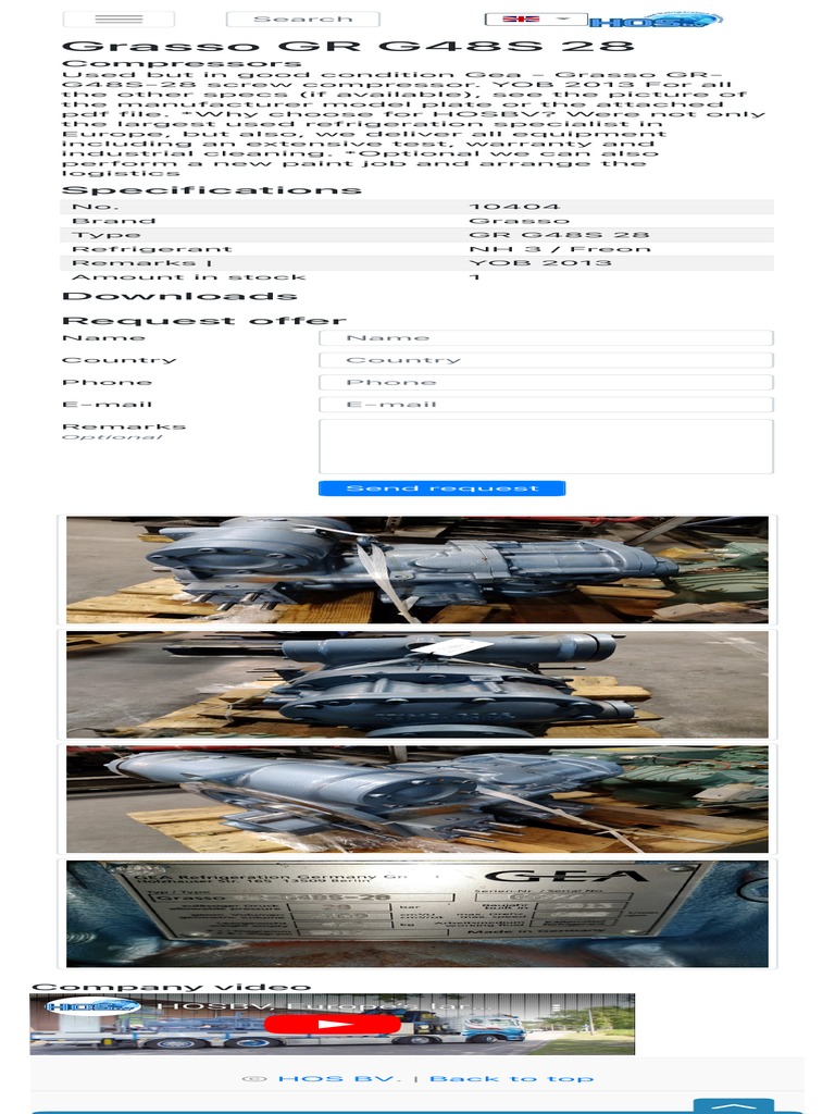 Grasso Gr-g48s-28 - Hos BV | PDF