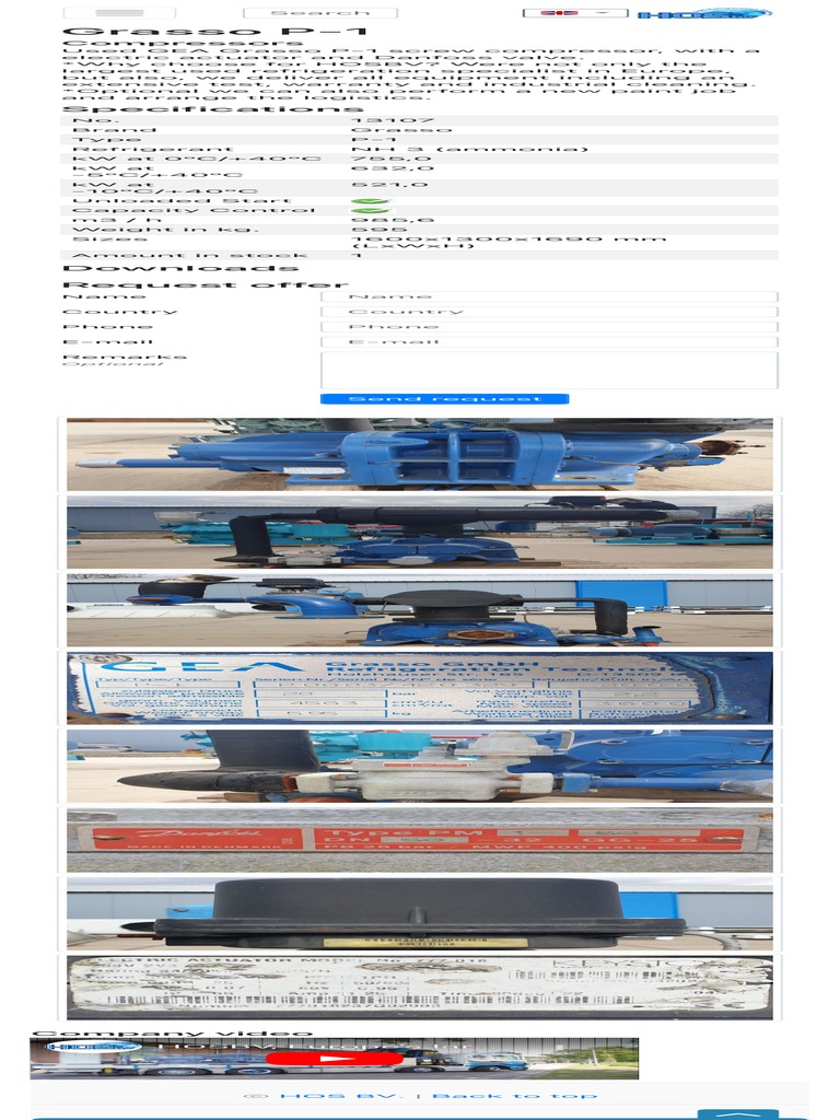 GEA Grasso P-1 - HOS BV | PDF