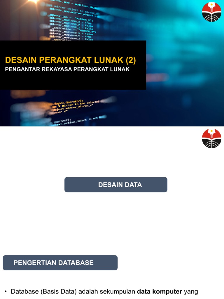 Desain Perangkat Lunak | PDF