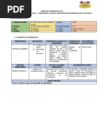 Sesion de Aprendizaje - DPCC 1° - #1 | PDF | Aprendizaje | Las emociones