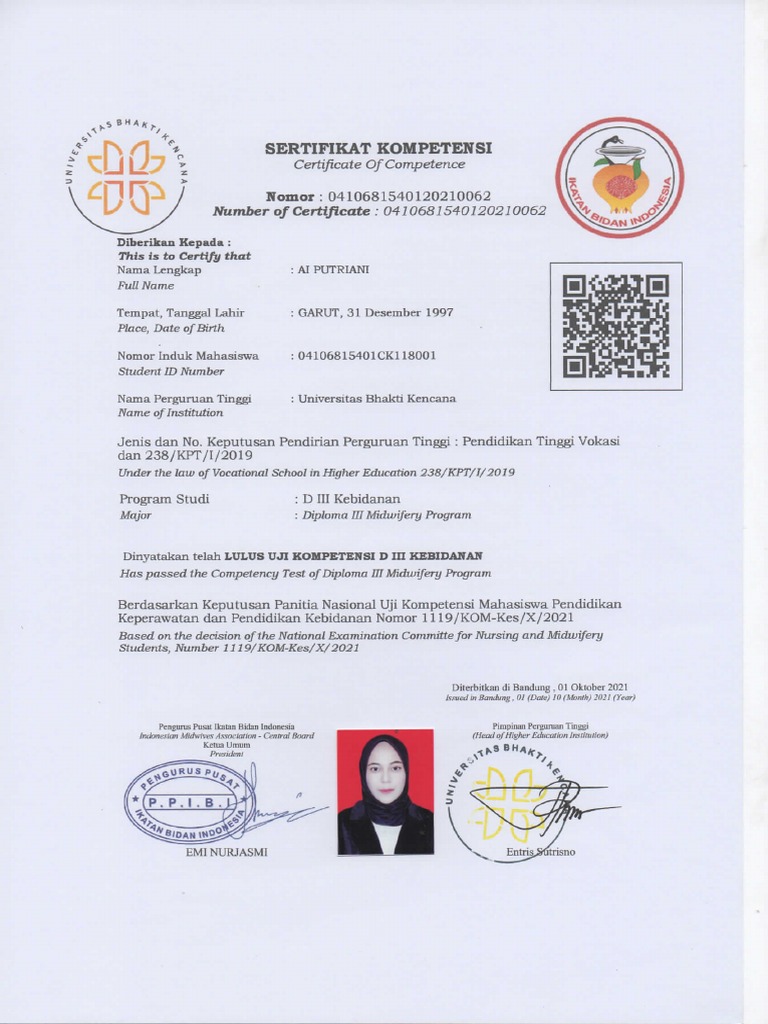 Sertifikat Kompetensi | PDF