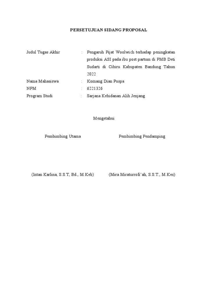 SURAT ACC SKRIPSI | PDF