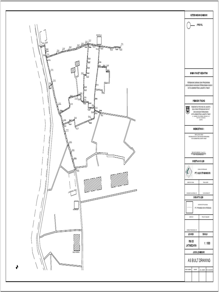 Aspal Pulo Gadung-AS BUILT DRAWING | PDF
