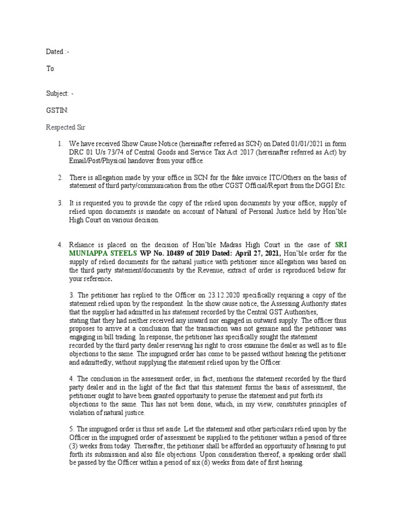 S. No. 80 - Request For Relied Upon Documents To Revenue | PDF ...