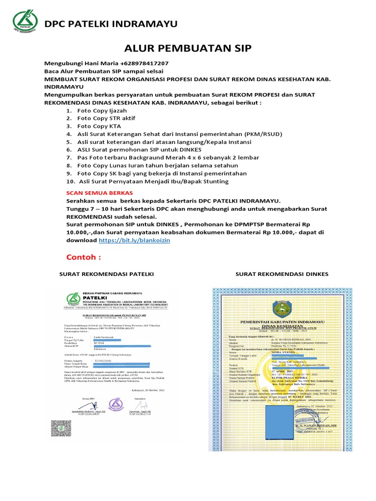 Alur Pembuatan Sip 2023 | PDF