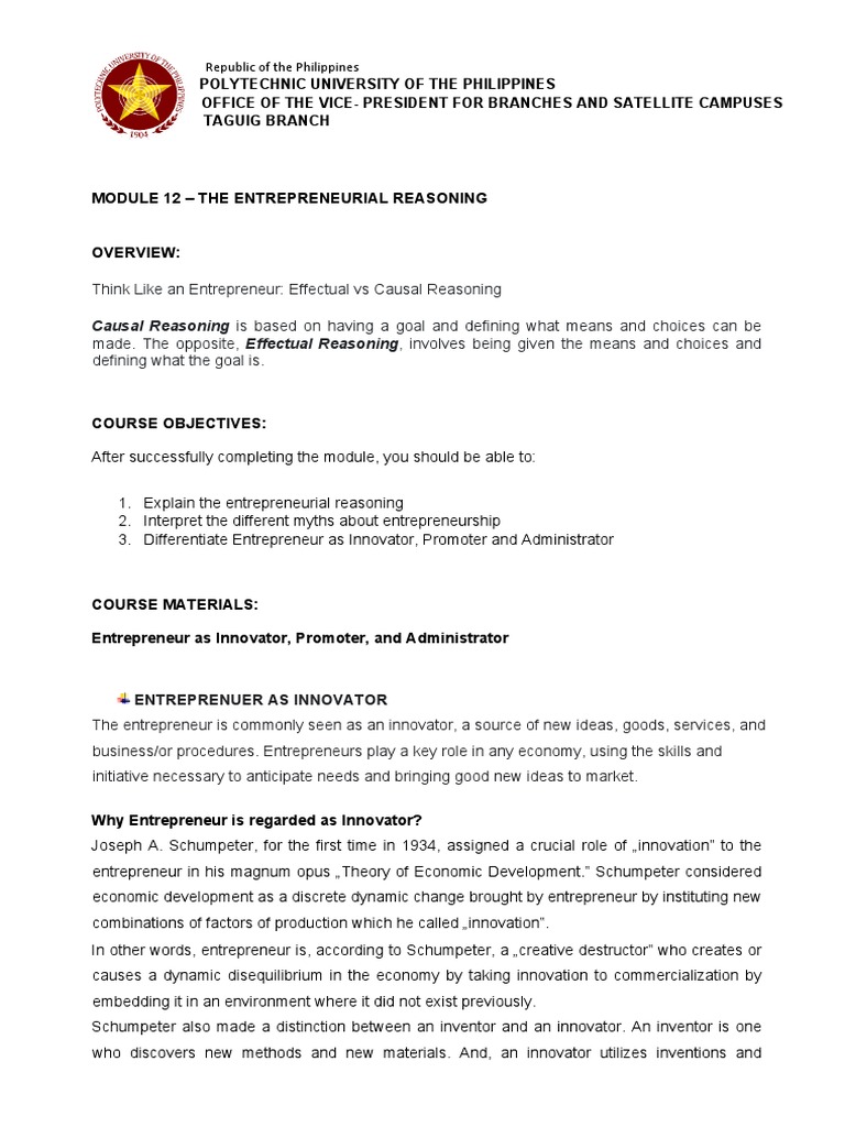 Lesson 12 Handout | PDF | Entrepreneurship | Innovation