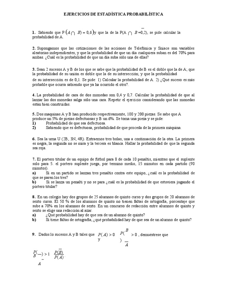 DEBER 2 | PDF | Probabilidad | Matemáticas
