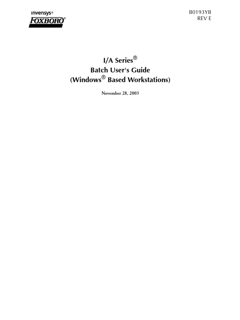 Batch User Guide | PDF | Databases | Microsoft Windows