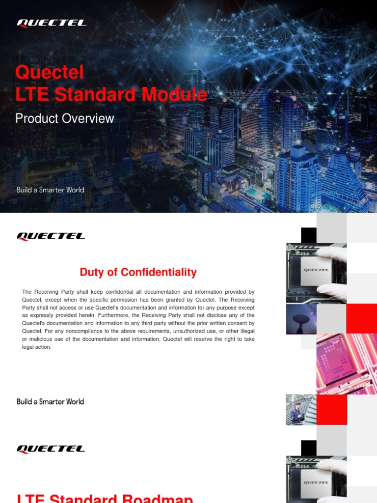 Quectel LTE Standard Module Product Overview V4.0 | PDF | Lte (Telecommunication) | At&T Mobility