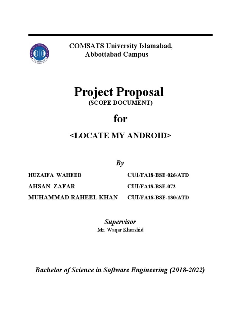 Scope | PDF | Mobile App | Telephone