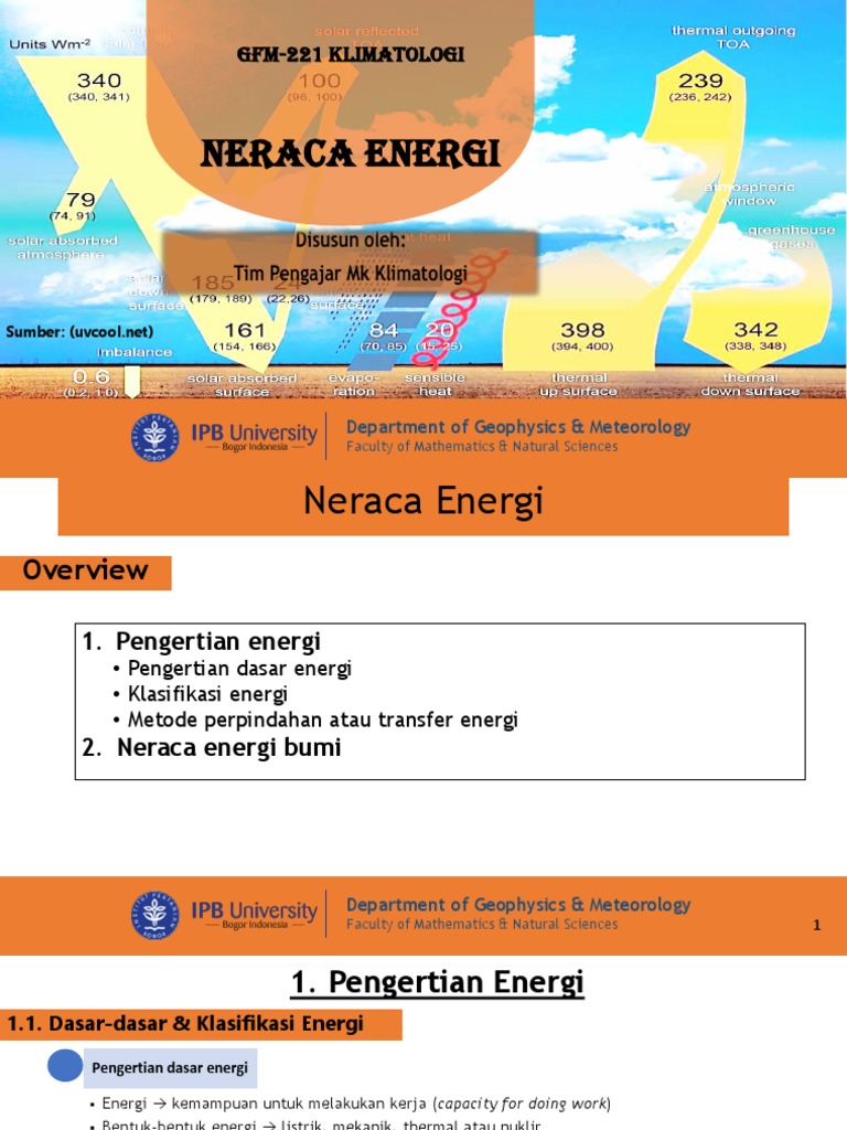 Neraca Energi Bumi dan Pengukurannya | PDF