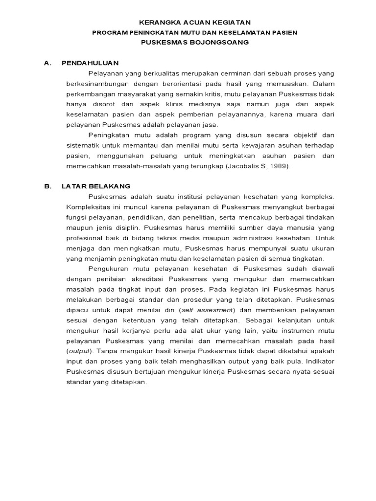 (Jadwal RTM) Kak Program PMP 2023 | PDF