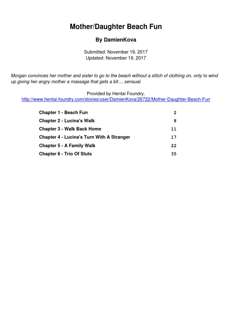 Daughter Beach Fun | PDF