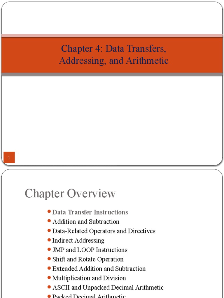 Chapter 4 | PDF | Pointer (Computer Programming) | Assembly Language Chapter 4 | PDF | Pointer (Computer Programming) | Assembly Language