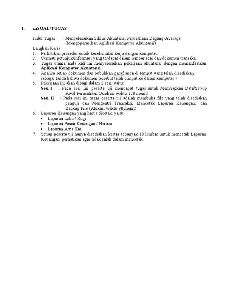 SOAL UD Buana Word | PDF