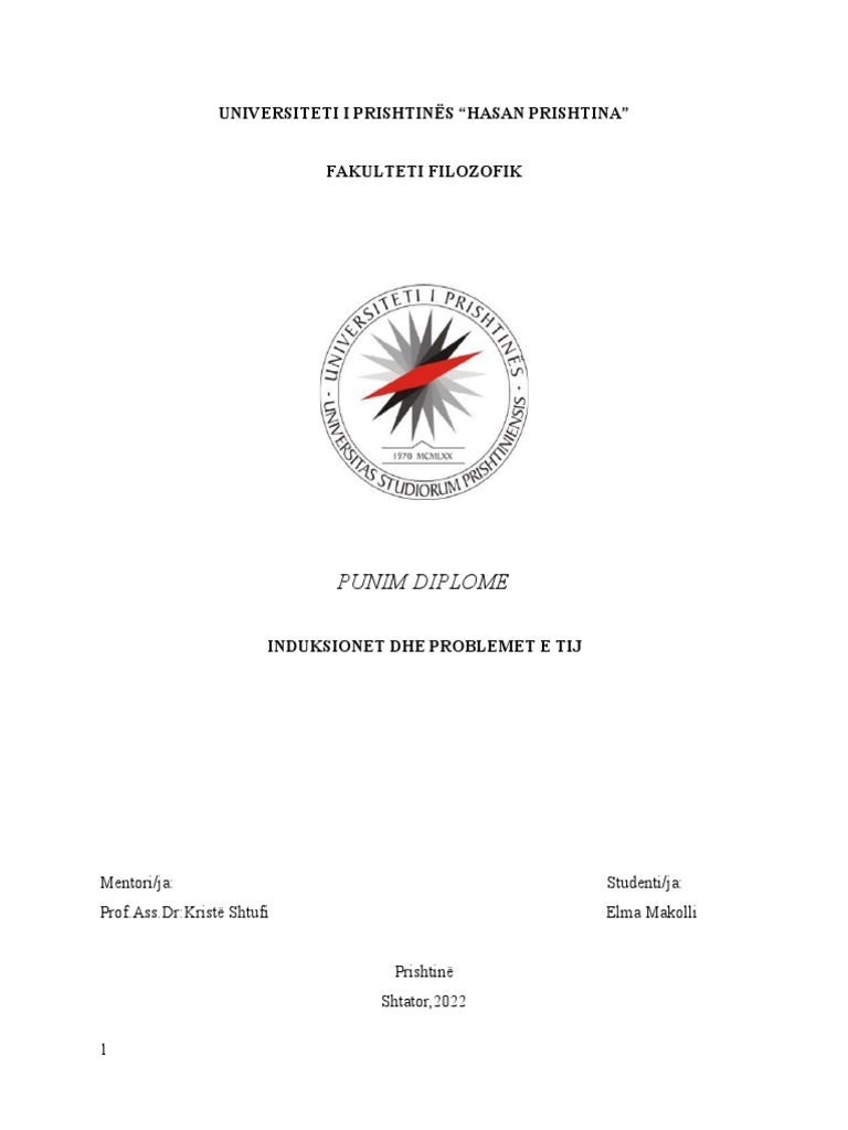 Problemi Logjik I Induksionit | PDF