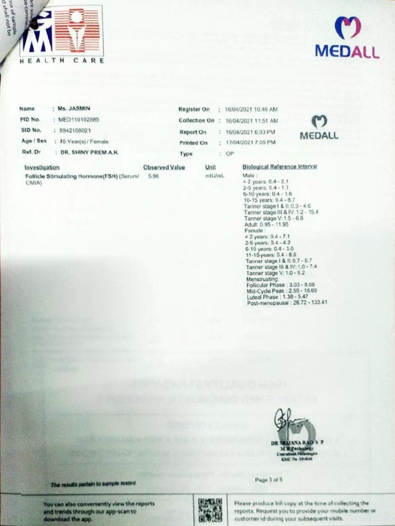 Jasmine Medical Papers | PDF