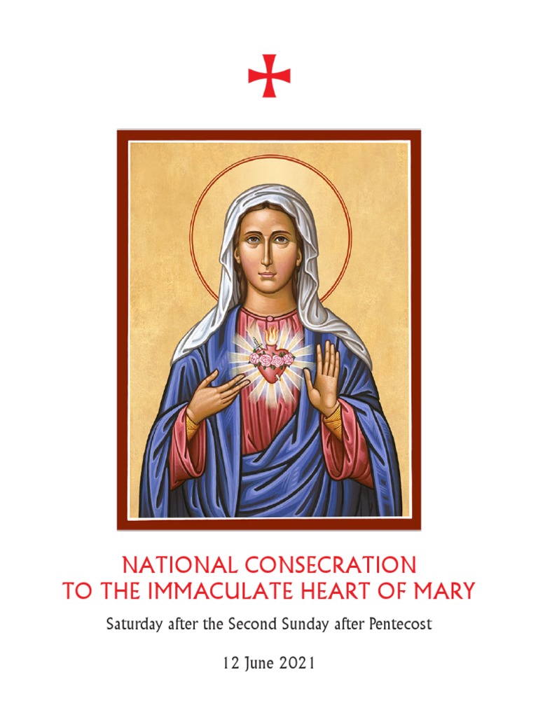 National Consecration To The Immaculate Heart of Mary | PDF | Eucharist ...