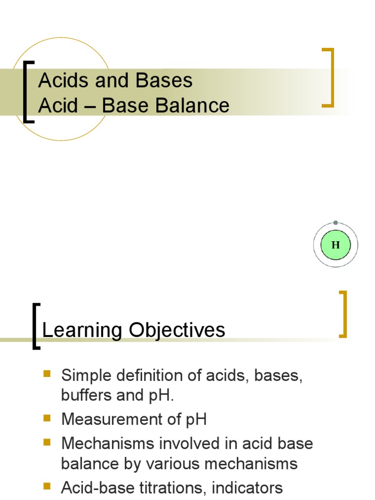 Acid-Base | Download Free PDF | Acid | Acid Dissociation Constant