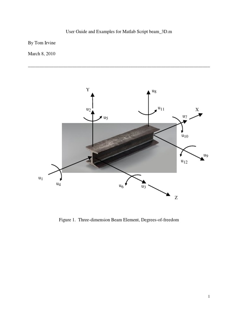 Beam 3D Guide | PDF | Frequency | Mechanical Engineering
