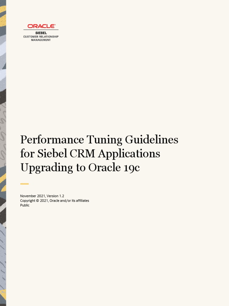 Ptungd Siebel Ora19c V1-2 | PDF | Databases | Oracle Database