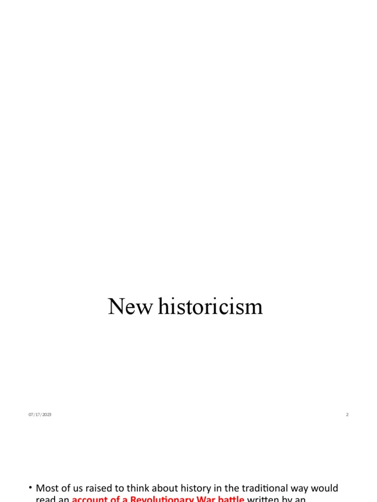 New Historicism | PDF | Heart Of Darkness | Joseph Conrad
