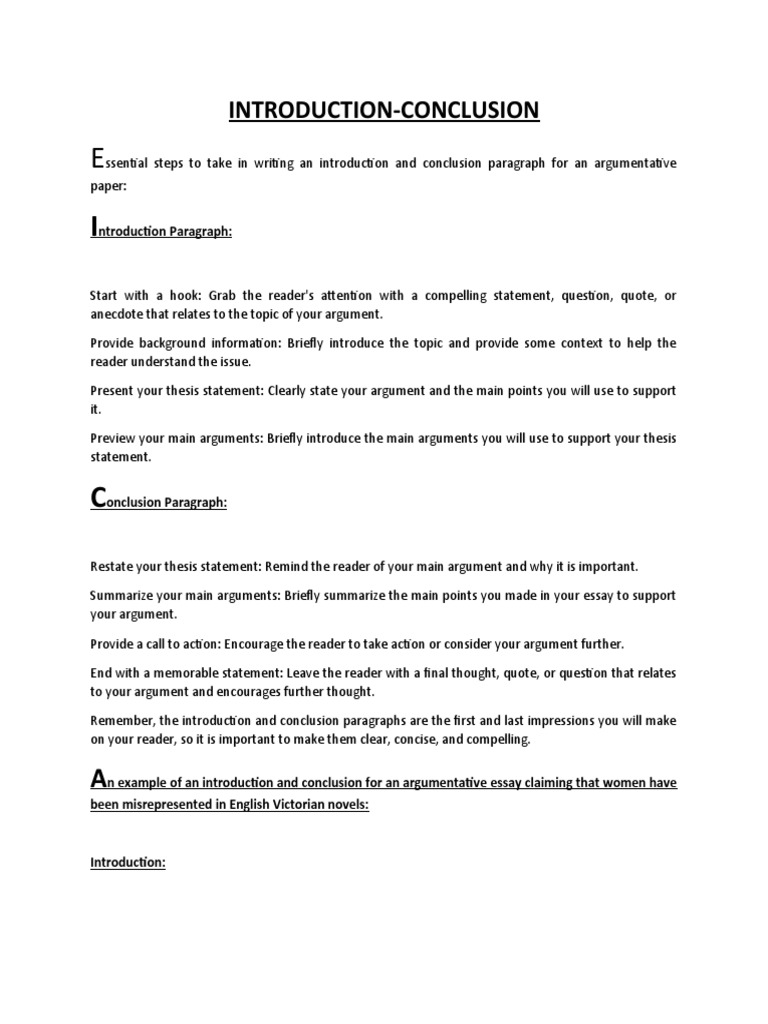 Introduction-Conclusion File-Written Communication 2 | PDF | Family ...