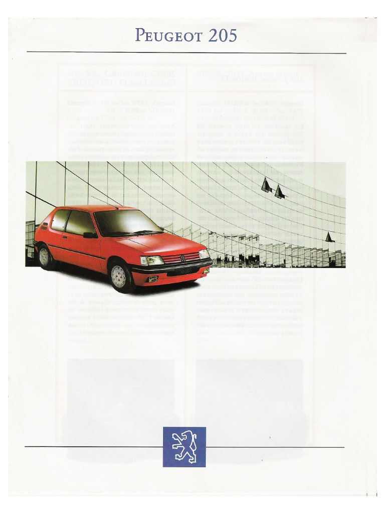 Catalogue 20peugeot 20205 | PDF