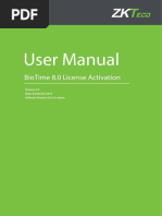Biotime 8 - License - Offline Activation | PDF