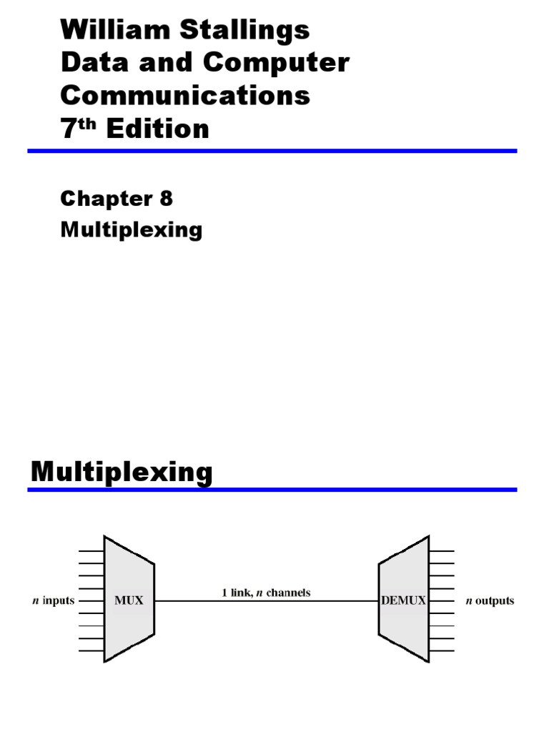 08 Multiplexing | PDF