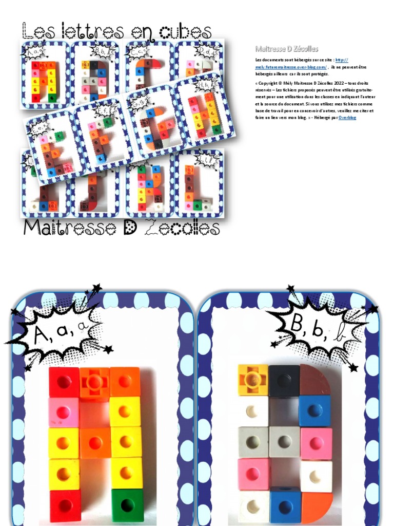 Ob Bc8e35 MDZ Lettres en Cubes Unions Compress | PDF | Études des ...