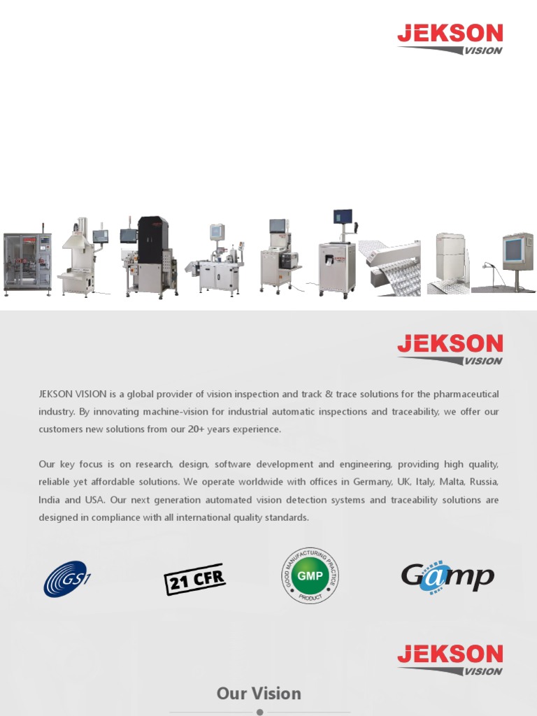 Jekson Vision Corporate Presentation Version | PDF | Packaging And ...