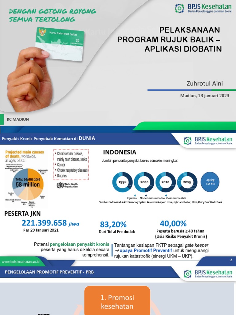 Materi Sosialisasi Pengelolaan PRB Ke FKTP | PDF