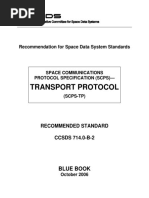 CCSDS - TM - Space Data Link Protocol | PDF | Osi Model | Telecommunications