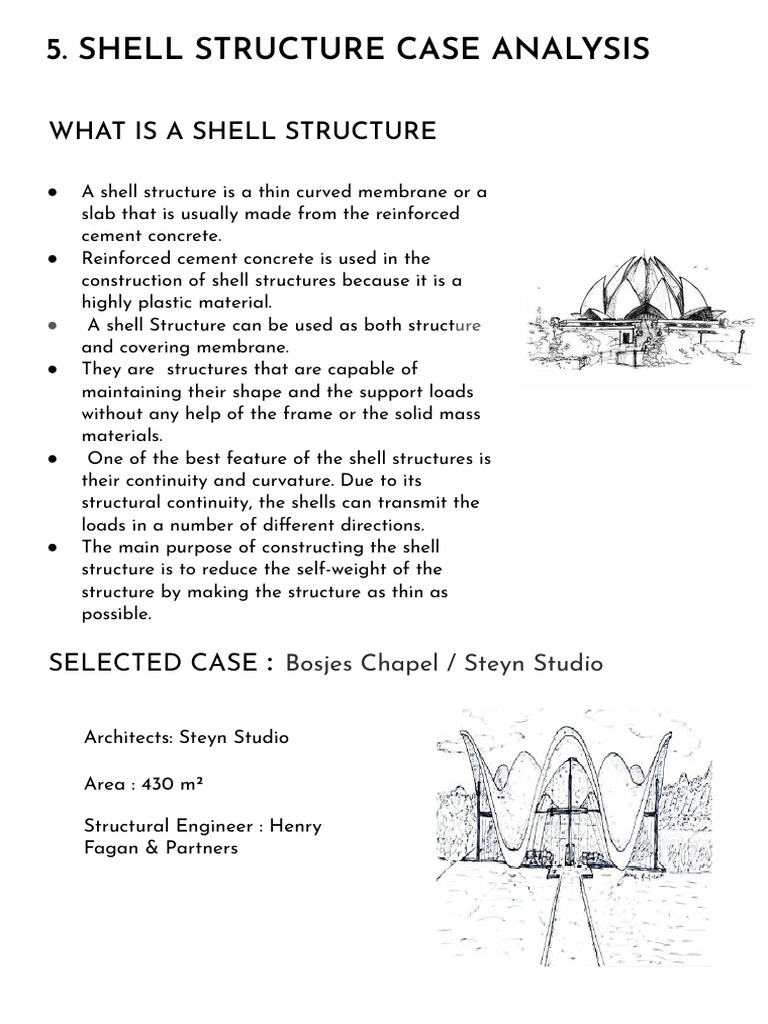 Shell Structure - Case Analysis | PDF | Concrete | Building Engineering
