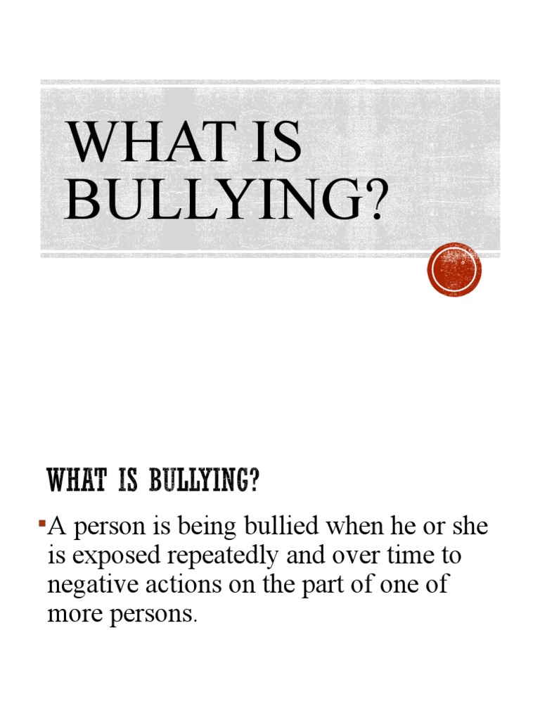 Grade 10 - Bullying | PDF