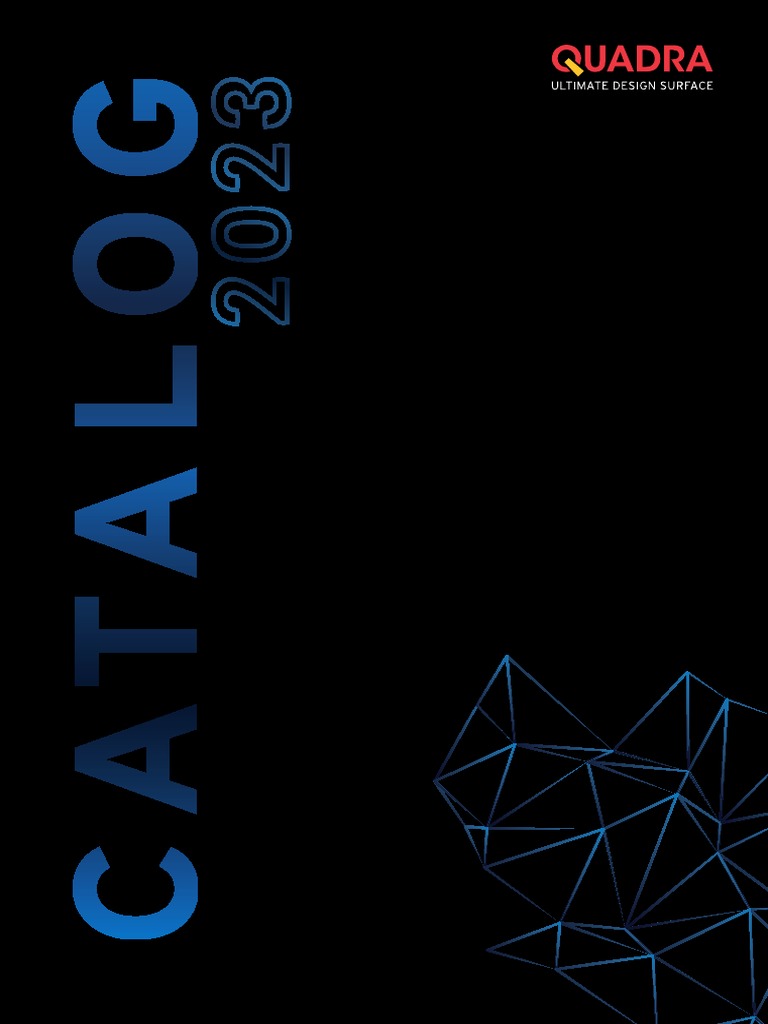 Quadra Catalog - All Motif 2023 - FA - 062023 | PDF | Countertop | Sintering