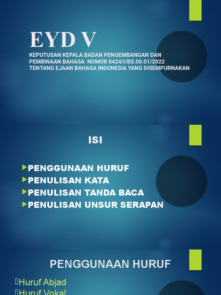 11 05 Eyd V | PDF
