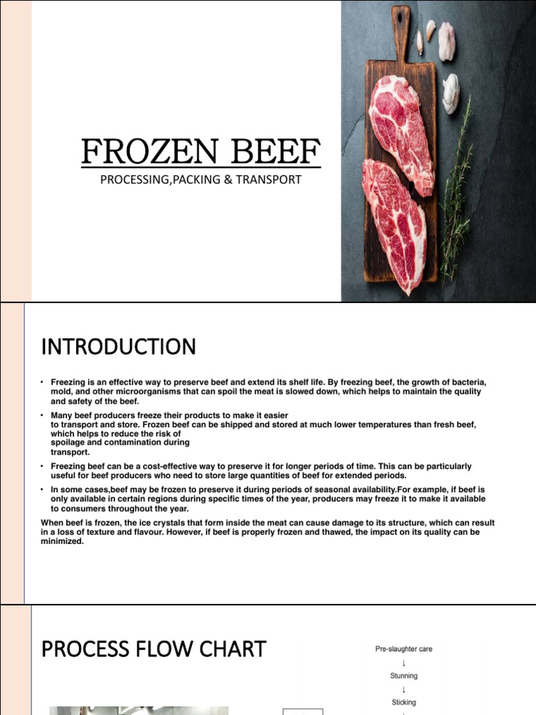 Frozen Beef | Download Free PDF | Beef | Shelf Life