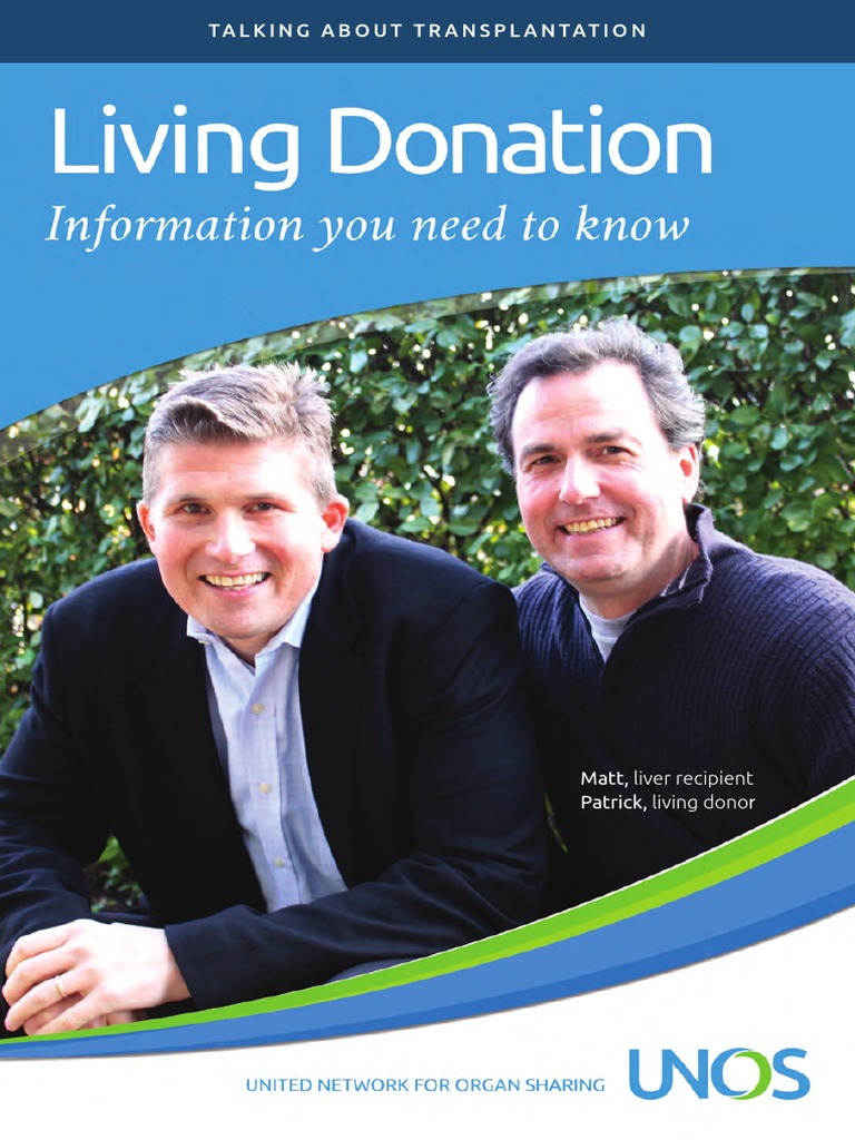 Living Organ Donation Guide | PDF | Kidney Transplantation | Organ Donation