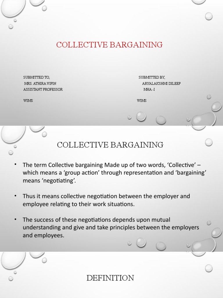 Collective Bargaining | PDF | Collective Bargaining | Bargaining